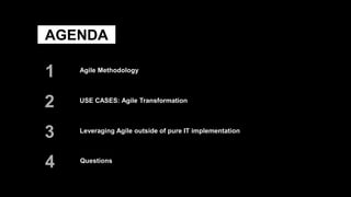 The Agile methodology - Delivering new ways of working, by Sandra Frechette, Senior Consultant ...