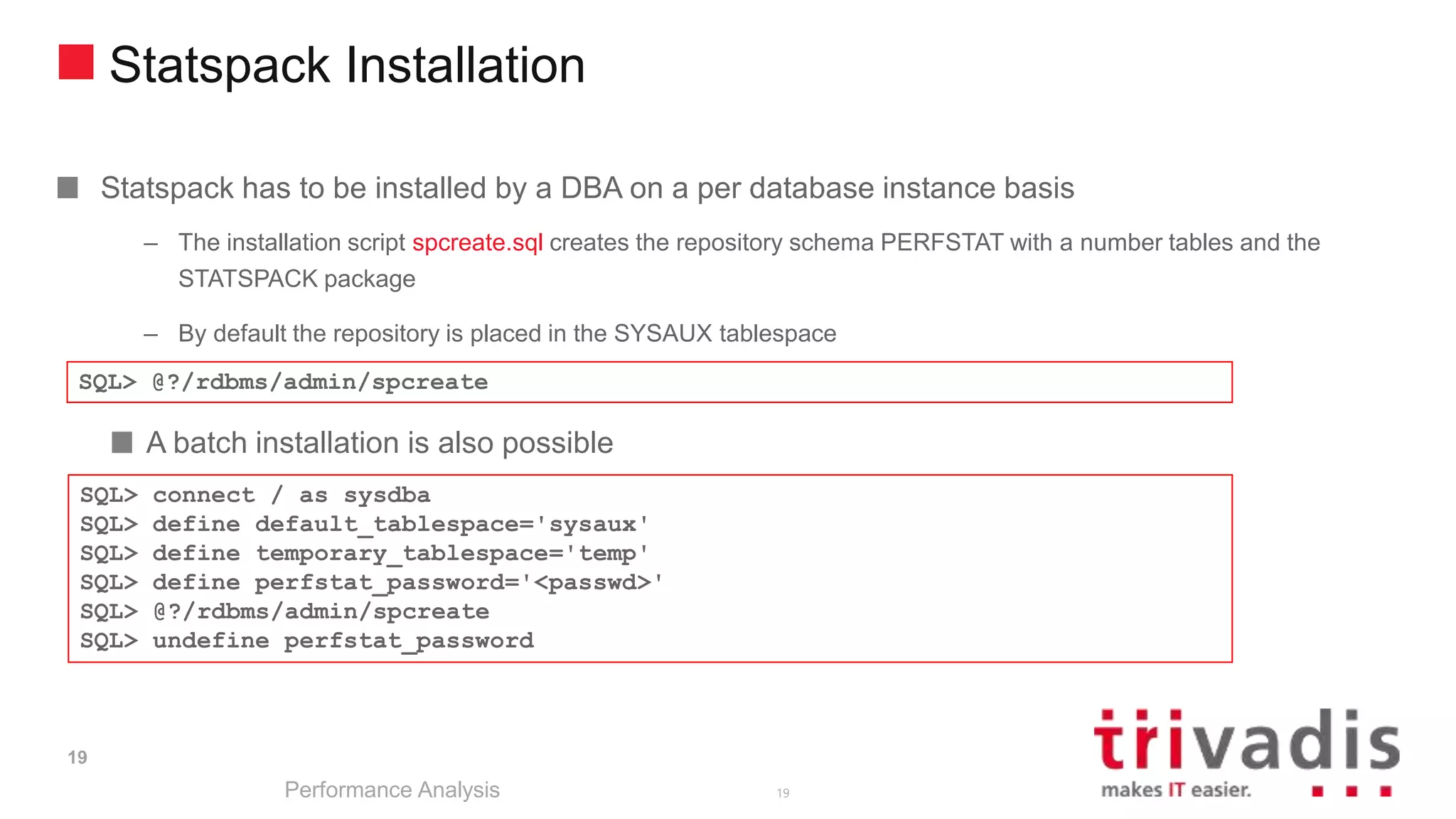Oracle - Checklist for performance issues | PPTX