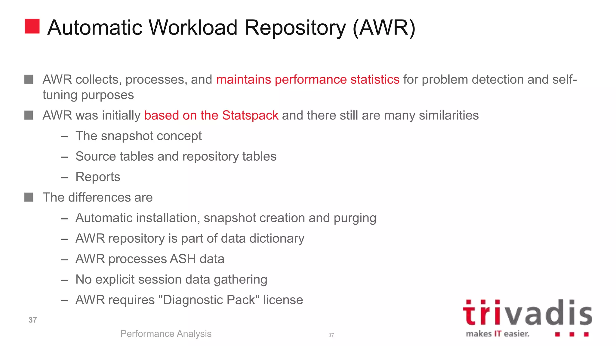 Oracle - Checklist for performance issues | PPTX