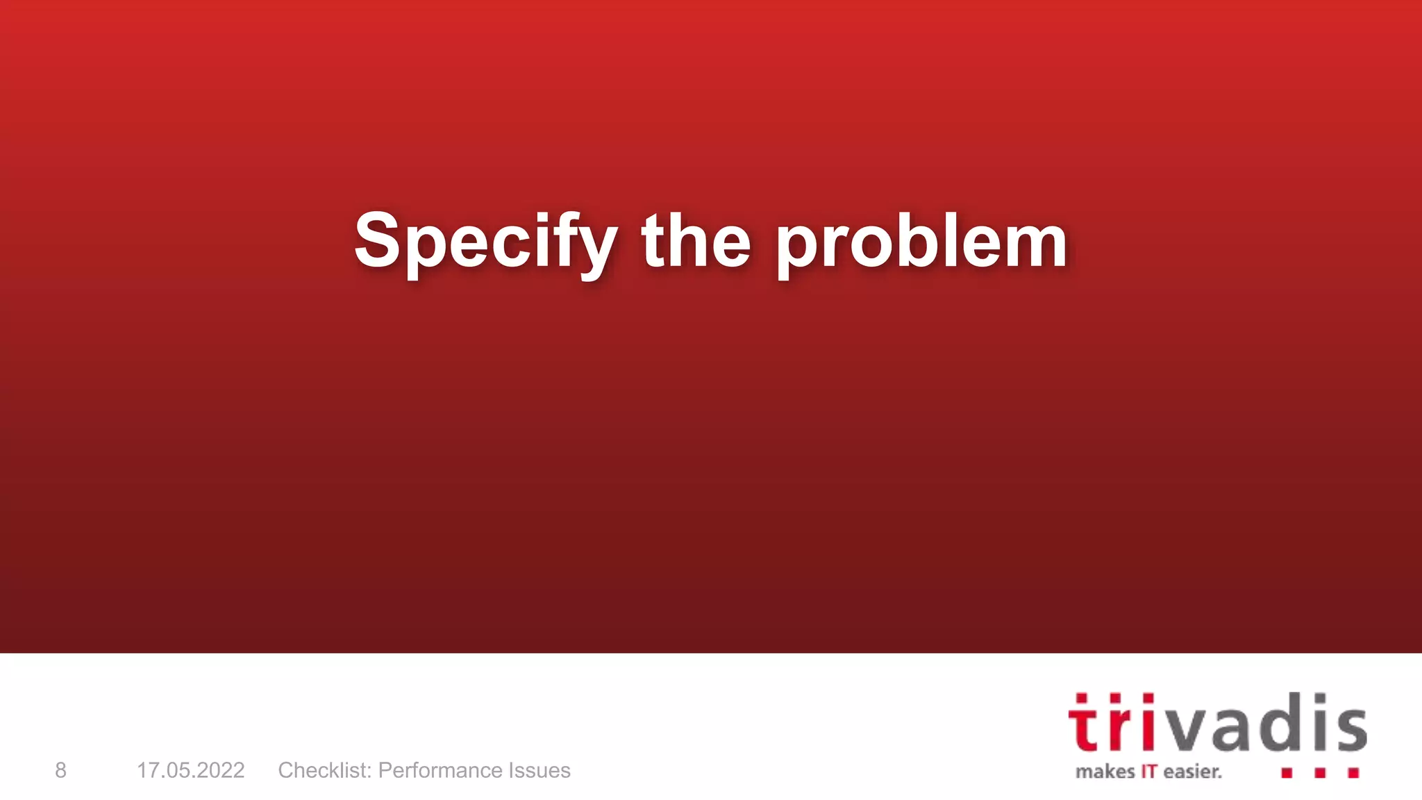Oracle - Checklist for performance issues | PPTX