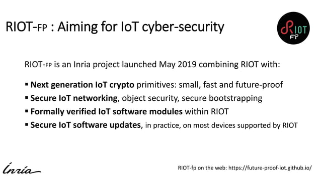 RIOT: towards open source, secure DevOps on microcontroller-based IoT | PPT