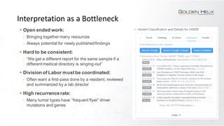 Efficiently Following the AMP Guidelines with VSClinical and Golden ...
