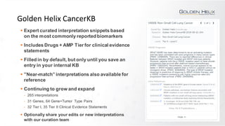 Efficiently Following the AMP Guidelines with VSClinical and Golden ...