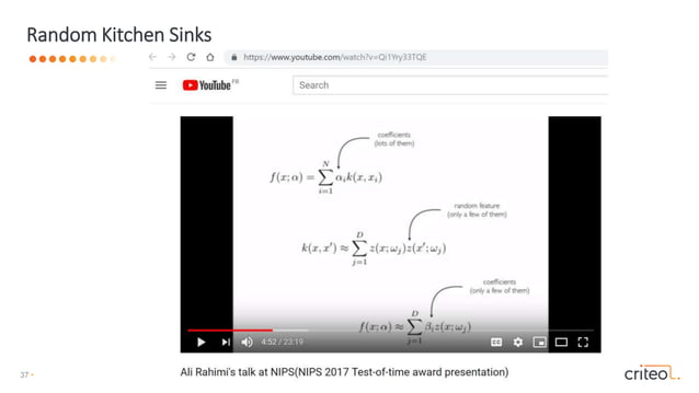 Large-scale recommendation, a random point of view | PPT