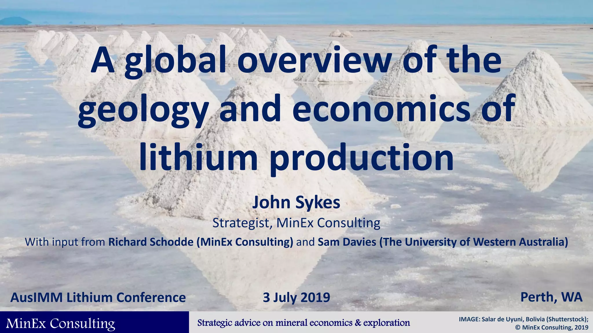 A global overview of the geology and economics of lithium production | PDF