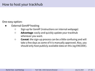 Tech Talk: UCSC Genome Browser | PDF
