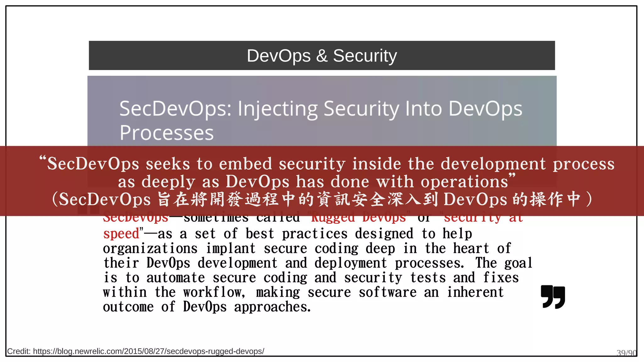Dev(Sec)Ops - Architecture for Security and Compliance | PPT