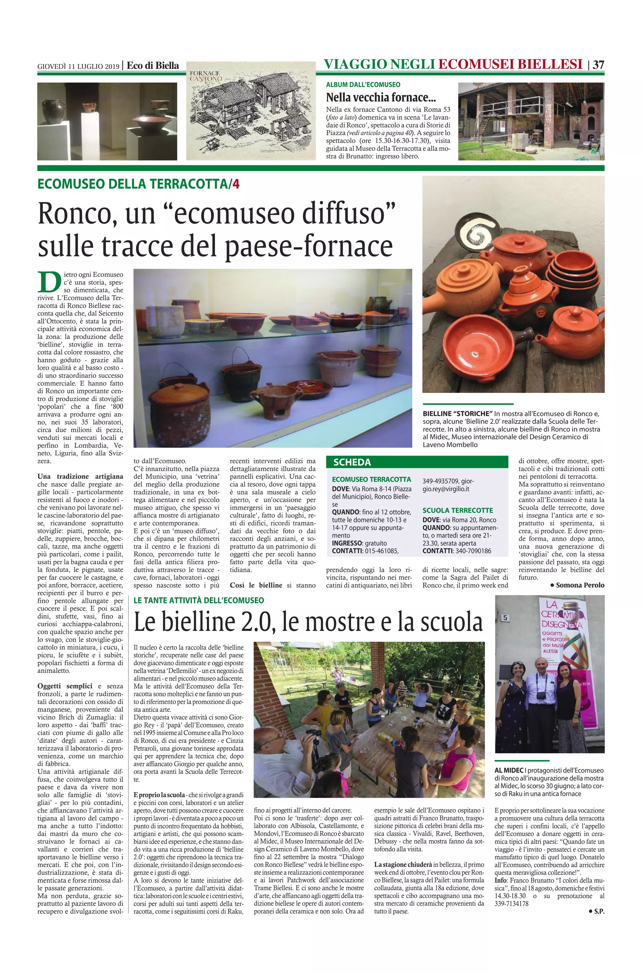 L'ecomuseo della terracotta di Ronco Biellese | PDF