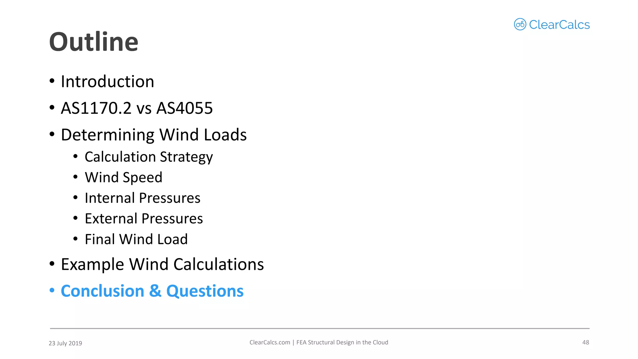 Wind Design to AS/NZ 1170.2 Webinar Slides - ClearCalcs | PDF