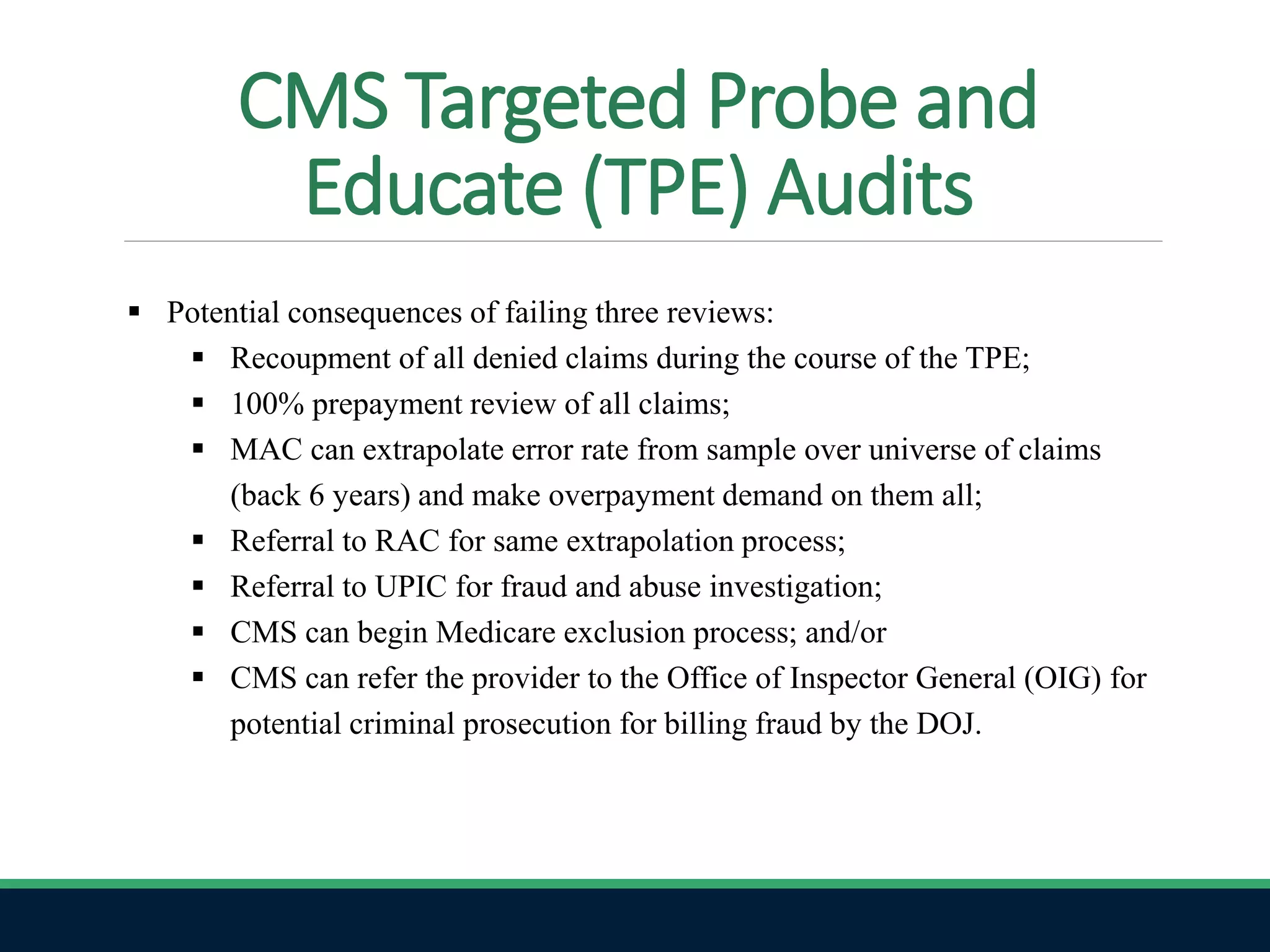 Are Hospital Physician Networks Ready for TPE Audits? | PPTX