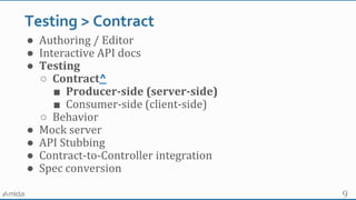 2019-08-23 API contract testing with Dredd | PPT