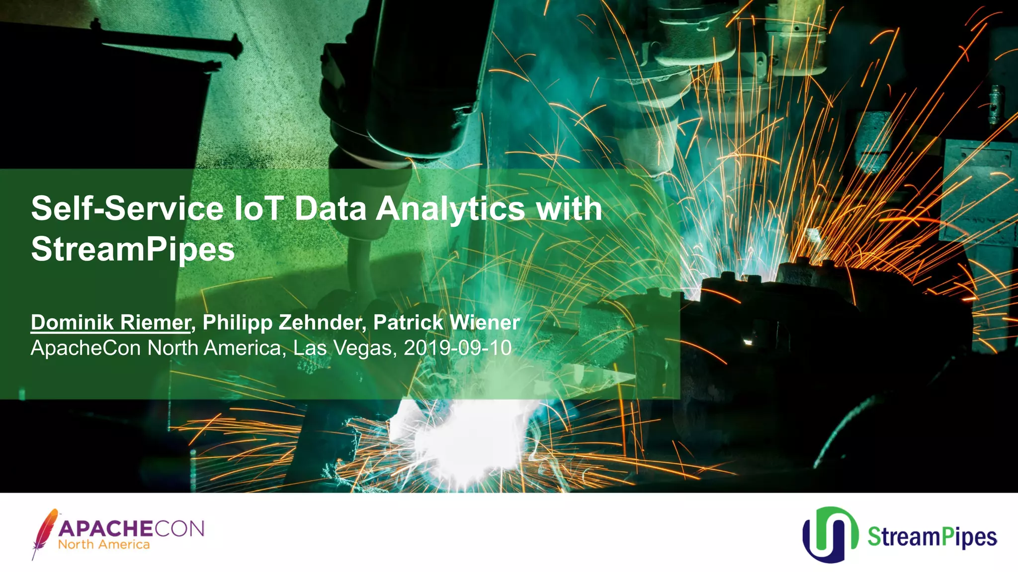 Self-Service IoT Data Analytics with StreamPipes | PPT