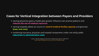 Virtical Integration in Healthcare | PDF