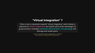 Virtical Integration in Healthcare | PPT