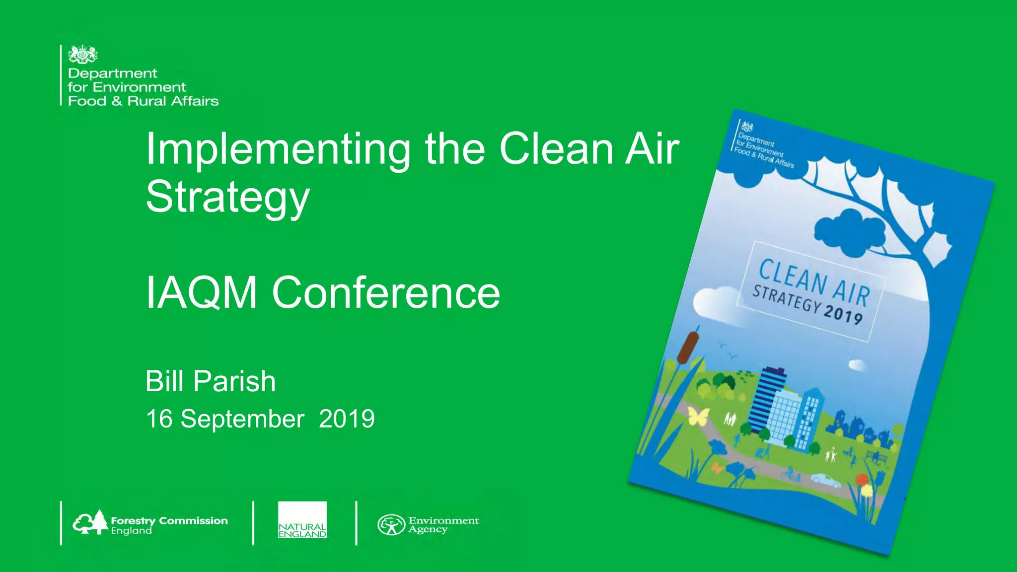 Implementing the Clean Air Strategy - Bill Parish | PPT