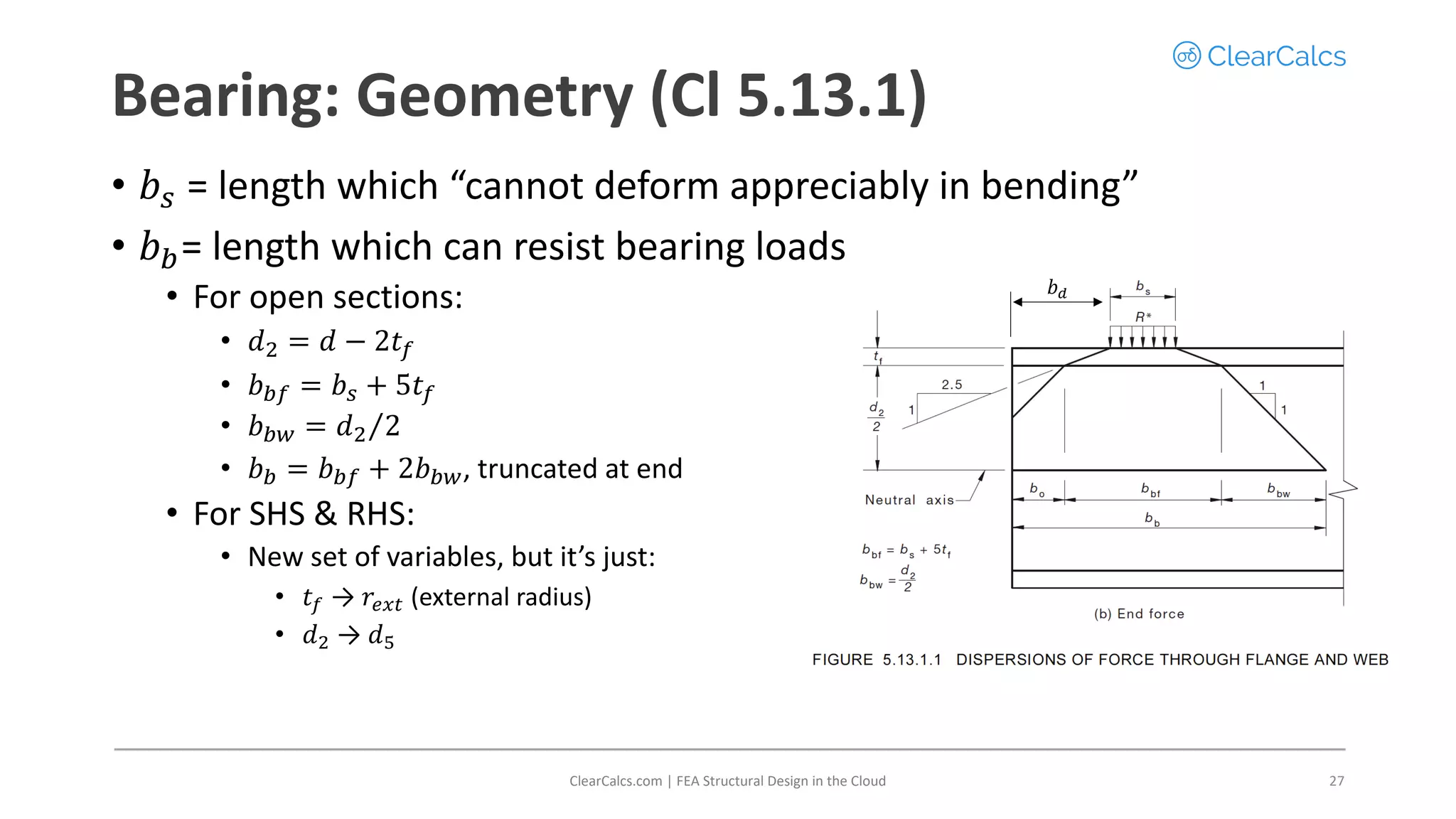 Steel Design to AS4100 1998 (+A1,2016) Webinar - ClearCalcs | PDF