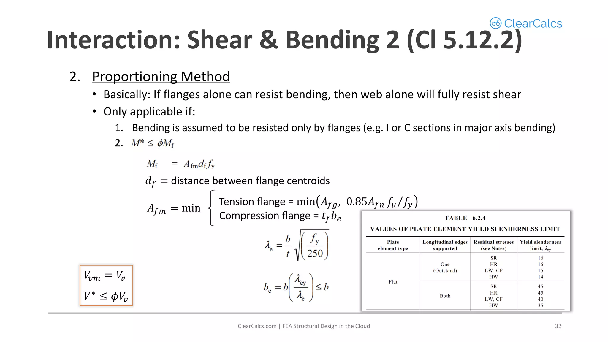 Steel Design to AS4100 1998 (+A1,2016) Webinar - ClearCalcs | PDF