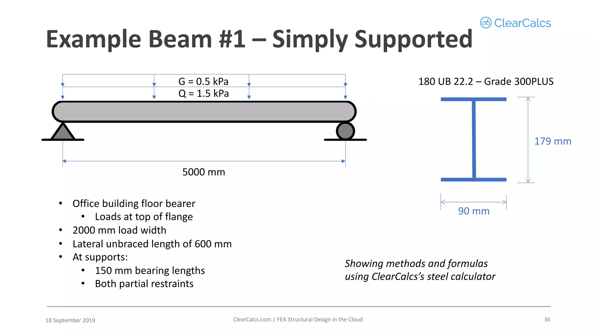 Steel Design to AS4100 1998 (+A1,2016) Webinar - ClearCalcs | PDF