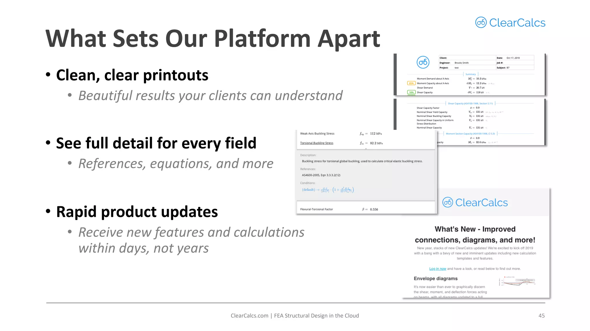 Steel Design to AS4100 1998 (+A1,2016) Webinar - ClearCalcs | PDF