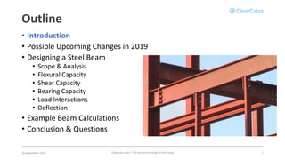 Steel Design to AS4100 1998 (+A1,2016) Webinar - ClearCalcs | PDF