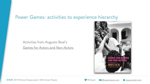Hierarchy, Power Games, and High-Performance Team Culture - 2019-09-17 ...