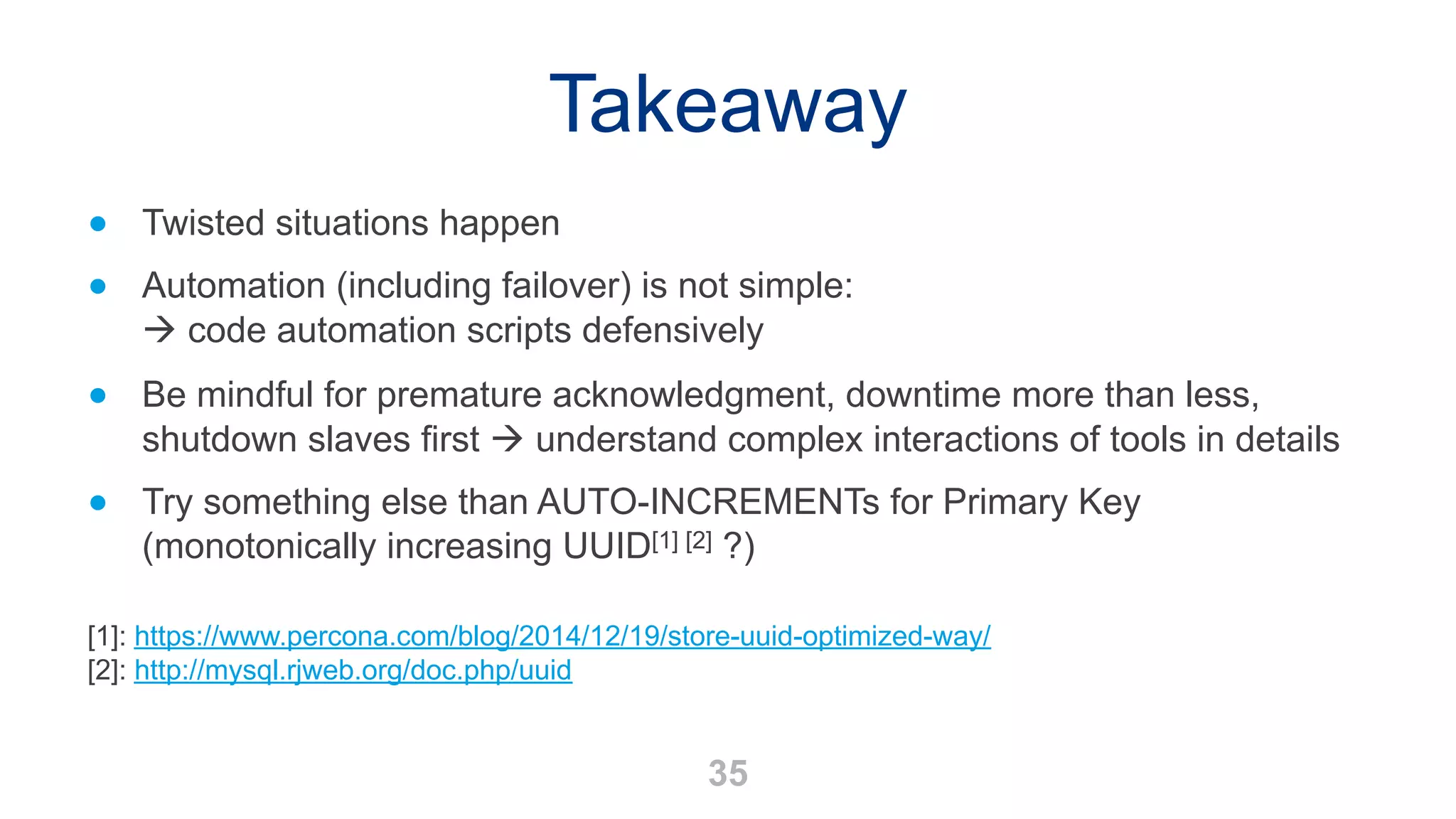 Autopsy of a MySQL Automation Disaster | PDF | Databases | Computer Software and Applications