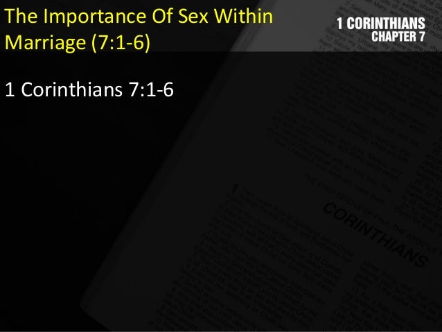 1 Corinthians : Chapter 7
