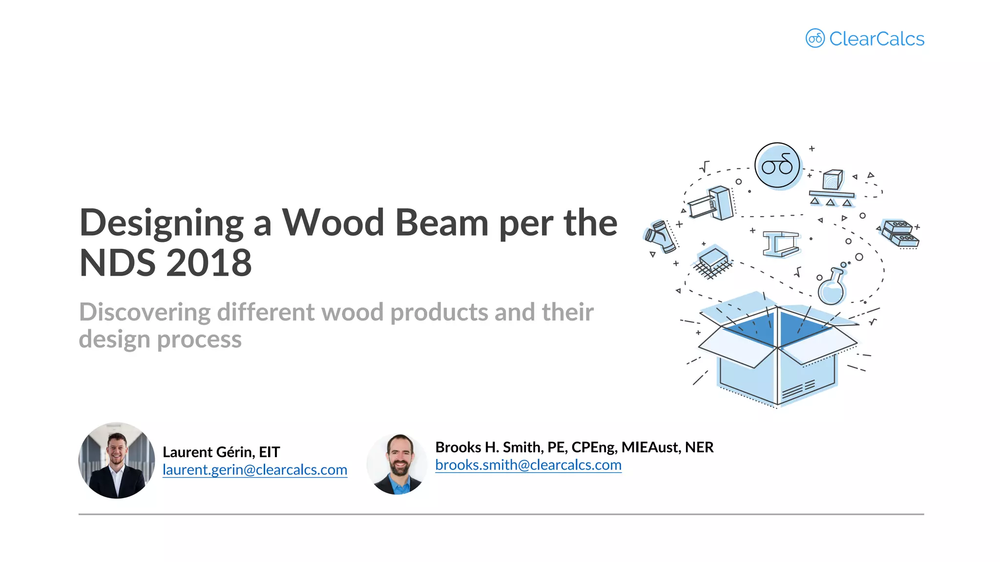 Webinar Slides | Wood Beam Design to NDS 2018 | ClearCalcs | PDF
