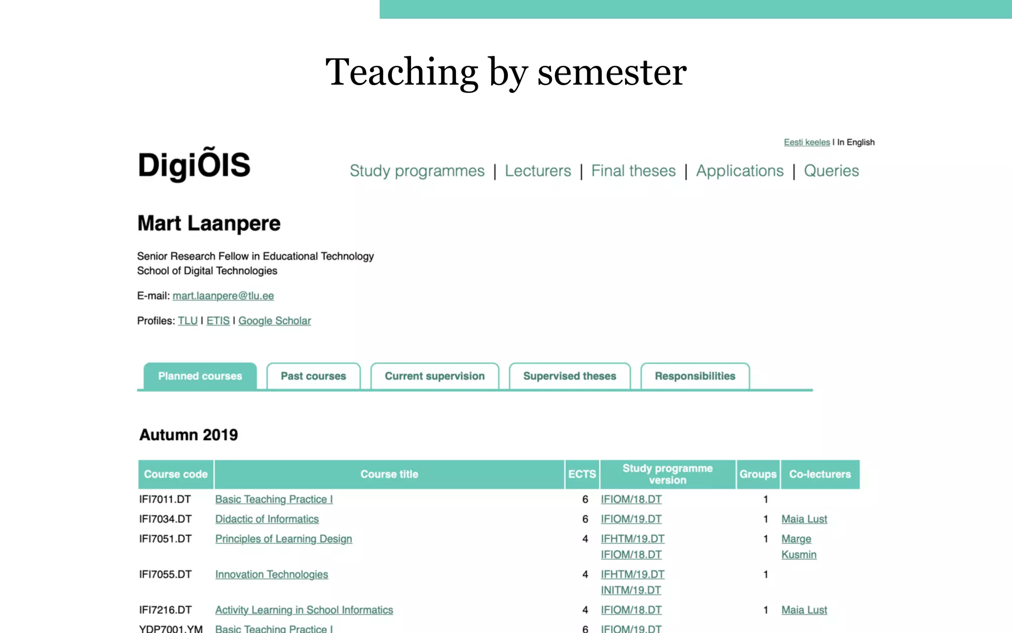 DigiÕIS - opening up the study information system | PPT | Free Download