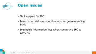 Open BIM: bridging the gap between BIM and GIS | PDF