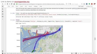 Anita Graser: Analyzing Movment Data with MovingPandas | PPTX | Databases | Computer Software ...