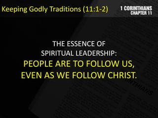 1 Corinthians : Chapter 11 | PPTX