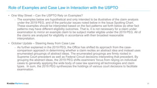 Trends and Changes in View of the USPTO’s Updated Revised Guidance | PPT