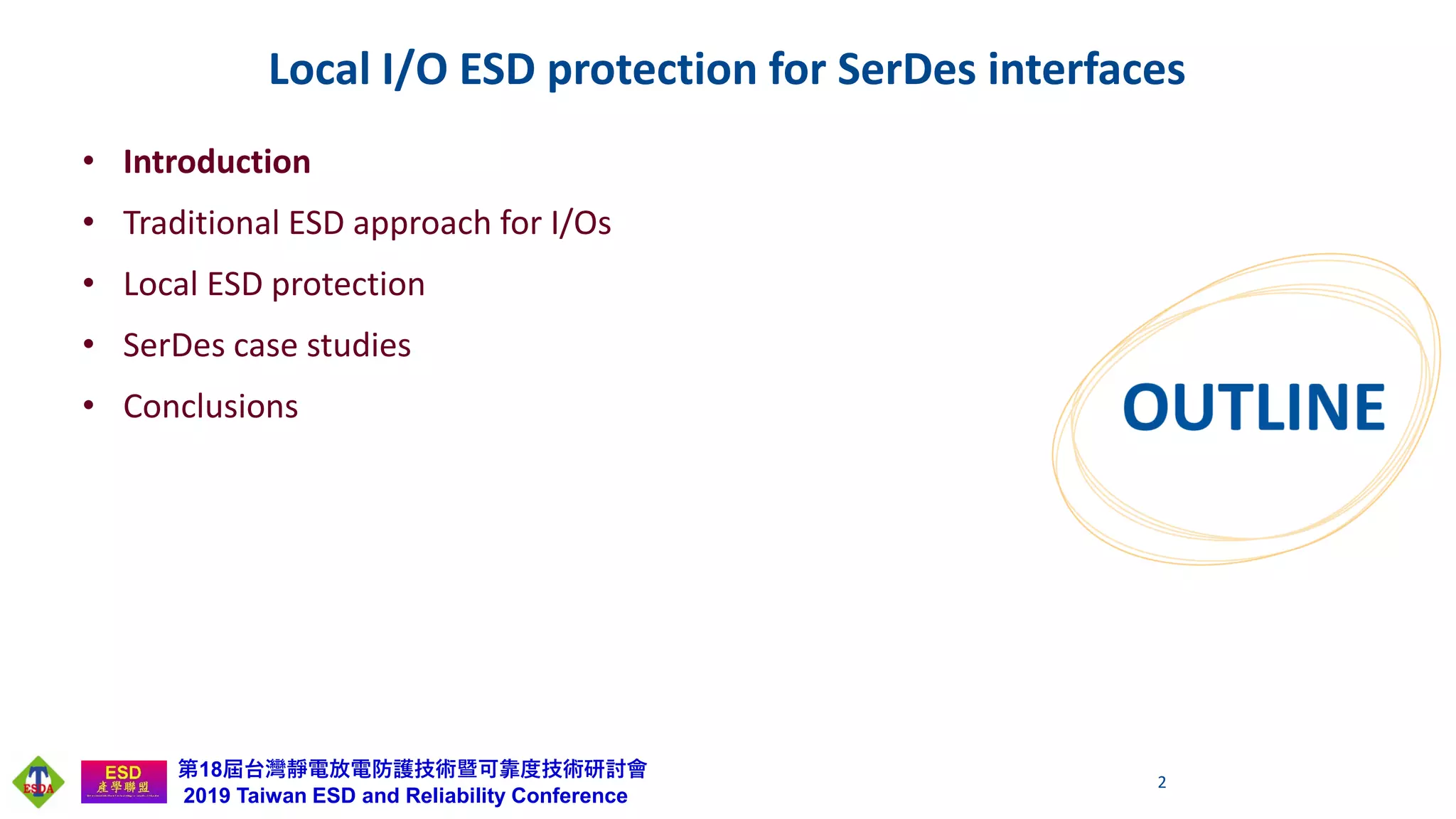 Local I/O ESD protection for 28Gbps to 112Gbps SerDes interfaces in ...