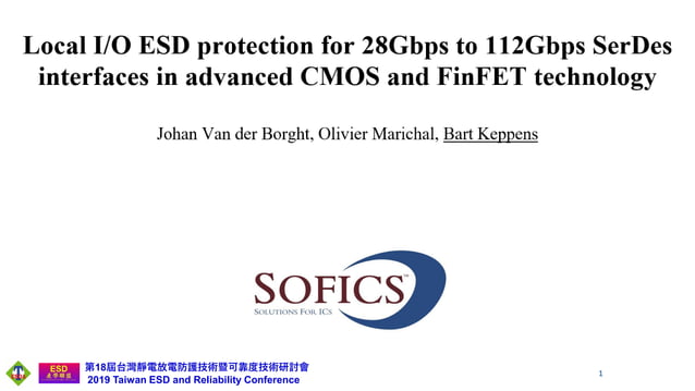 Local I/O ESD protection for 28Gbps to 112Gbps SerDes interfaces in advanced CMOS and FinFET ...