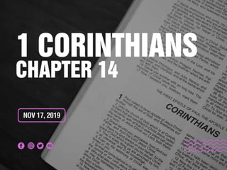 1 Corinthians : Chapter 14 | PPTX