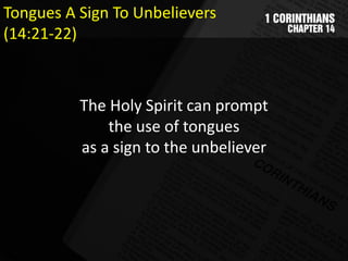 1 Corinthians : Chapter 14 | PPTX