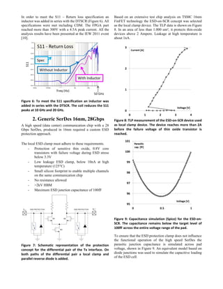 2019 Local I/O ESD protection for 28Gbps to 112Gbps SerDes interfaces ...