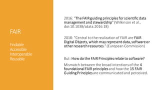 Towards FAIR principles for research software @ FAIR Software Session ...