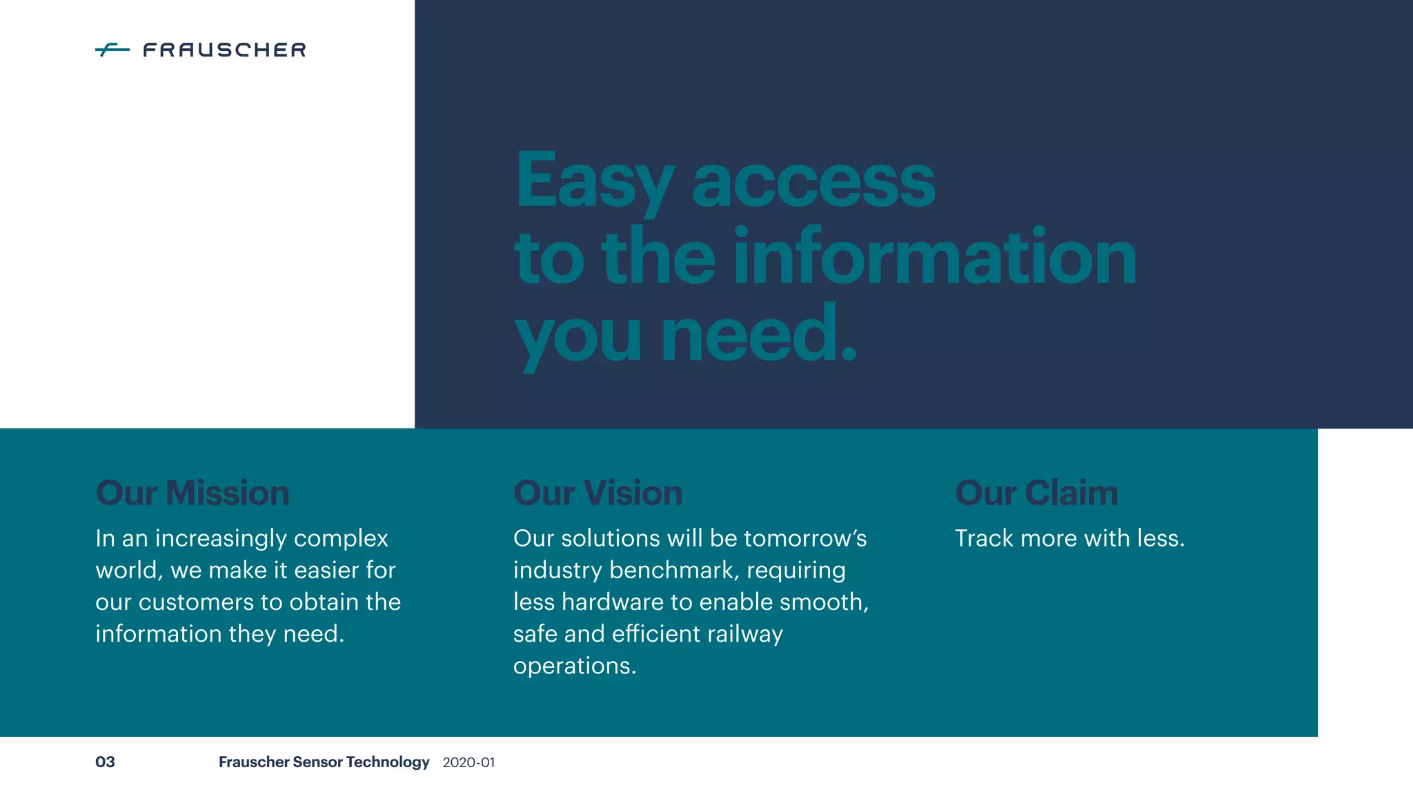 Frauscher Sensor Technology company presentation en | PDF