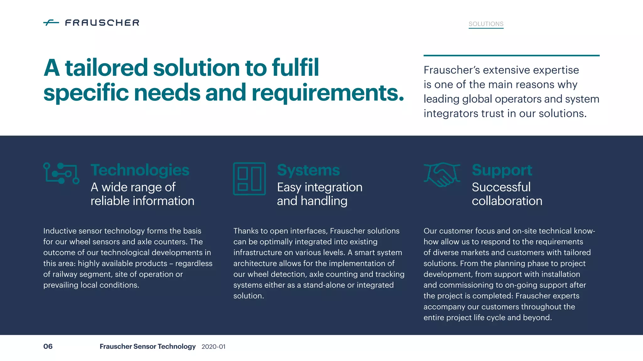 Frauscher Sensor Technology company presentation en | PDF