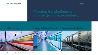 Frauscher Sensor Technology company presentation en | PPT