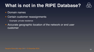 RIPE NCC and Academia | PPT