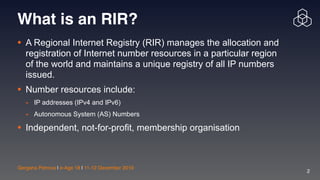 RIPE NCC and Academia | PPT