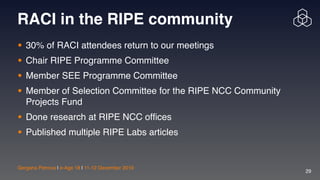 RIPE NCC and Academia | PPT