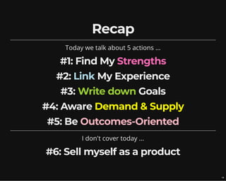 Career Development Sharing | PPT