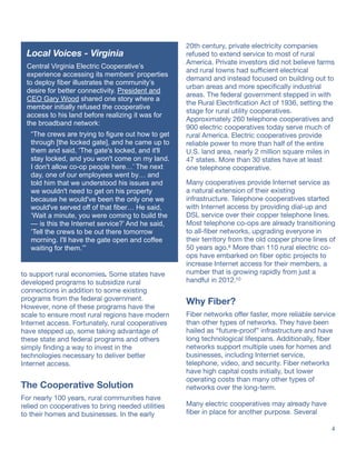 Updated Policy Brief: Cooperatives Bring Fiber Internet Access to Rural ...