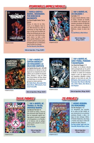 Panini. Novedades Marvel Marzo 2019 | PDF
