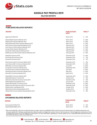 Product Brochure: Google Pay Profile 2019 | PDF