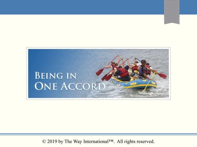 Being in One Accord | PPT